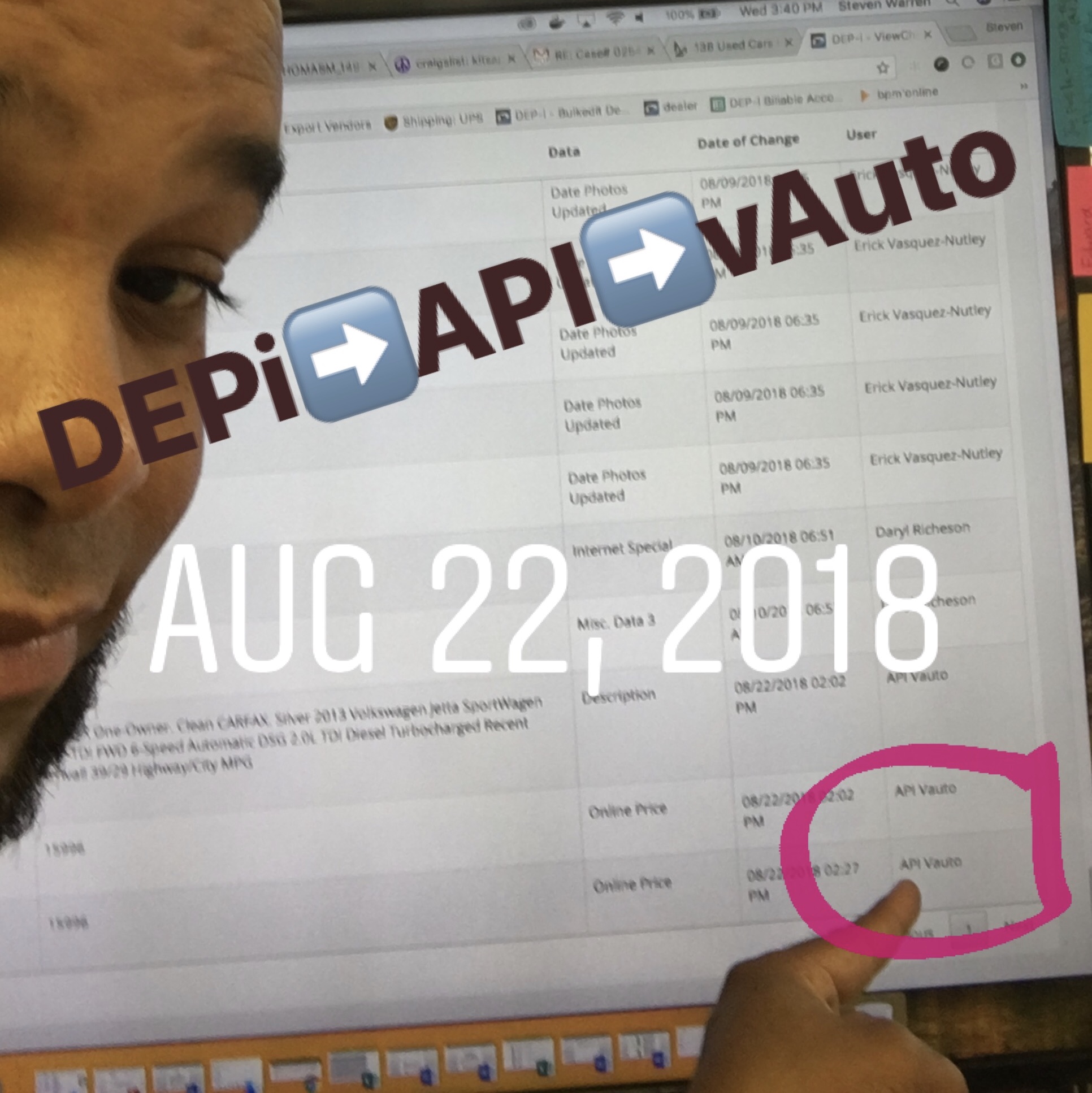 DEP-i IMS Connects to vAuto via API - Home